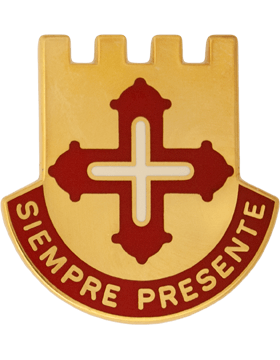 Puerto Rico National Guard Unit Crest with Siempre Presente Motto ...