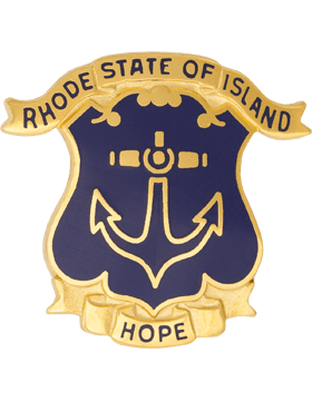 Rhode Island Army National Guard Unit Crest with State Headquarters ...