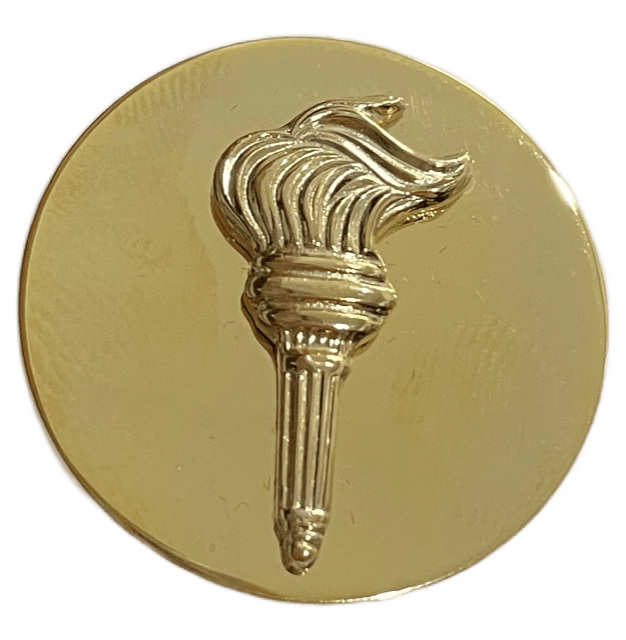 ROTC (Torch) Enlisted Branch Of Service Metal badge - Saunders Military ...