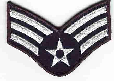 Senior Airman USAF Chevron Patch New Design Official – Saunders ...
