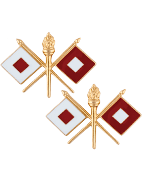 Signal Corps Officer Army branch of service badge - Saunders Military ...