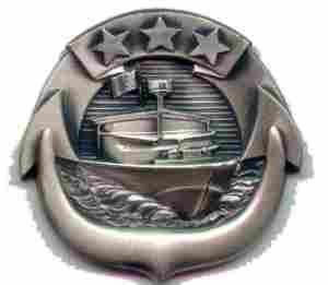 Small Craft Navy Enlisted Badge - Saunders Military Insignia
