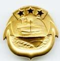Small Craft Officer Navy Badge - Saunders Military Insignia