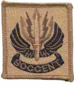 Special Operations Command Central SOCCENT (Special Forces) desert ...