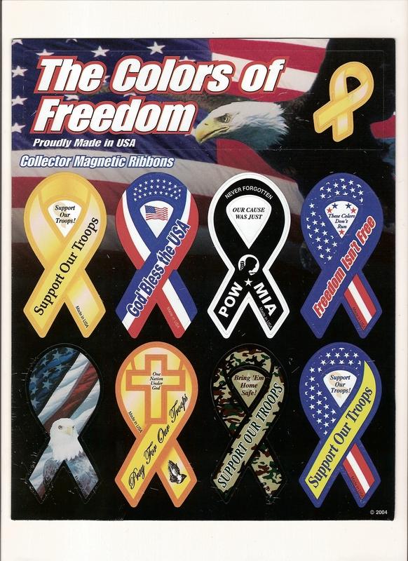 Support Our Troops Magnets Magnet - Saunders Military Insignia