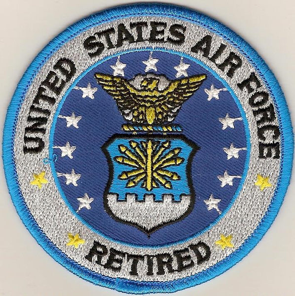 US Air Force Retired Cloth Patch With Embroidered Logo – Saunders ...