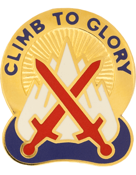 US Army 10th Mountain Division Unit Crest - Saunders Military Insignia