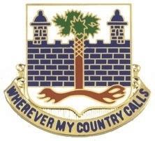 US Army 118th Infantry ARNG SC Unit Crest - Saunders Military Insignia