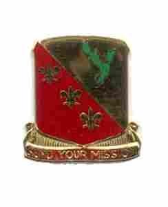 US Army 129th Field Artillery Unit Crest - Saunders Military Insignia