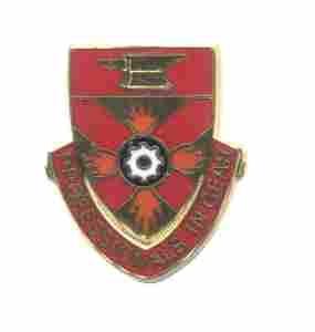 US Army 143rd Ordnance Battalion Unit Crest - Saunders Military Insignia