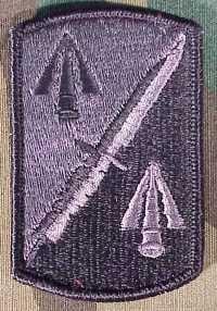 US Army 158th Infantry Brigade ACU Patch With Velcro - Saunders ...