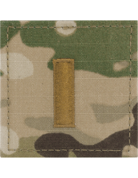 US Army 2nd Lieutenant Multicam Rank Insignia - Saunders Military Insignia