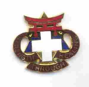 US Army 301st Field Hospital Unit Crest - Saunders Military Insignia