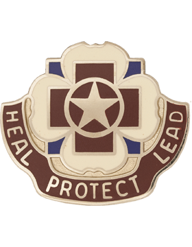 US Army 3297th Hospital USAR Heal Protect Lead Unit Crest - Saunders ...