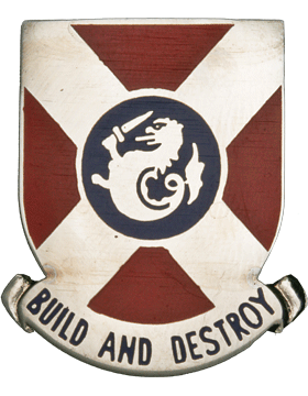 US Army 391st Engineer Battalion Unit Crest - Saunders Military Insignia