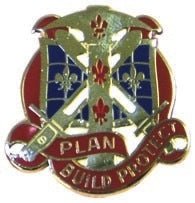 US Army 411th Engineer Brigade Unit Crest - Saunders Military Insignia