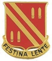 US Army 42nd Field Artillery unit crest – Saunders Military Insignia