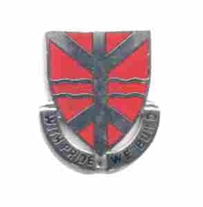 US Army 527th Engineer Battalion Unit Crest - Saunders Military Insignia