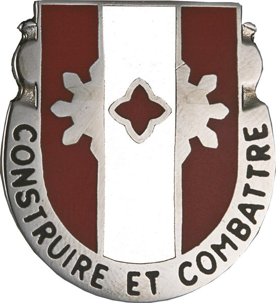 US Army 961st Engineer Battalion Unit Crest - Saunders Military Insignia