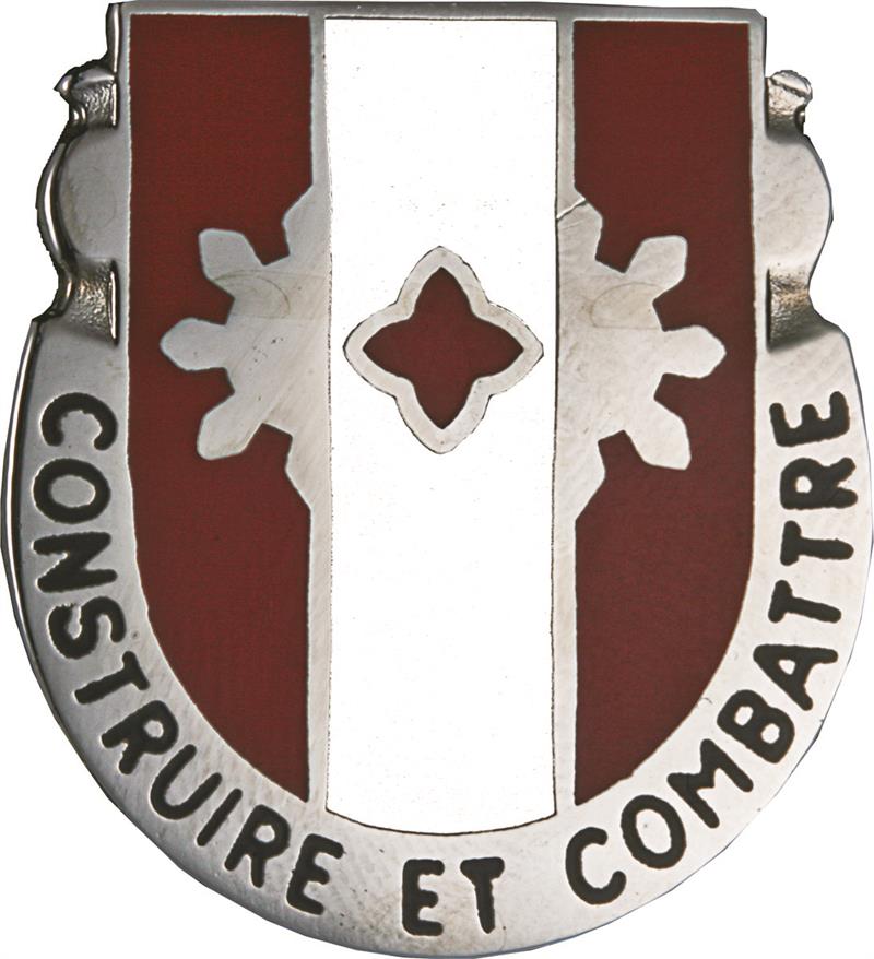 US Army 961st Engineer Battalion Unit Crest - Saunders Military Insignia