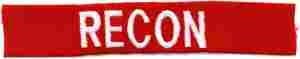 US Army Branch Tape RECON - Saunders Military Insignia