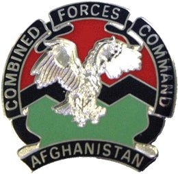 US Army Combined Forces Command Afghanistan Unit Crest - Saunders ...