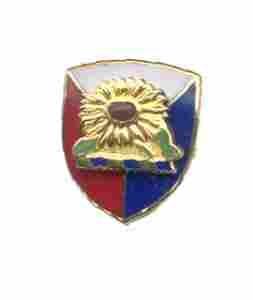 US Army Kansas National Guard Unit Crest with Dual Post Pins and Metal ...