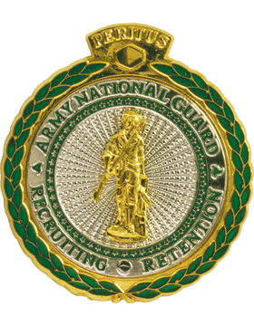 Army National Guard Recruiter Master Badge Gold Silver – Saunders ...