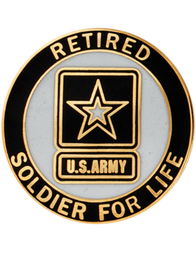 US Army Retired Service Miniature Badge Symbol Of Honor – Saunders ...