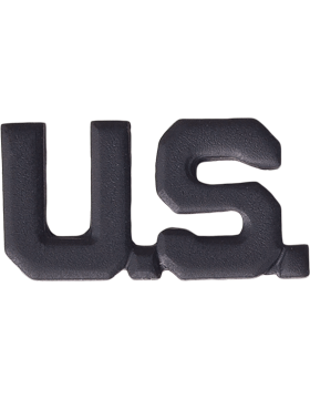 US Letters Officer Army Branch Of Service Badge in black metal ...