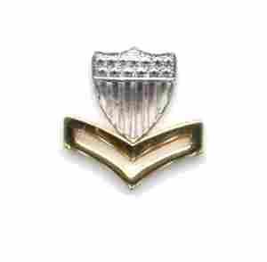 USCG E5 Collar Enlisted Collar Rank - Saunders Military Insignia